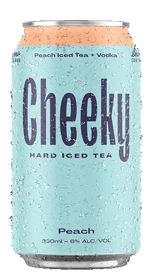 Cheeky Hard Iced Tea Peach 330ml (40x330ml) (330ml)