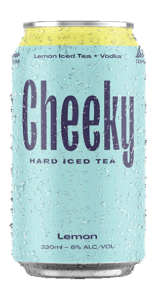(97749-40) CHEEKY Hard Iced Tea Lemon 330ml (40x330ml) (330ml)